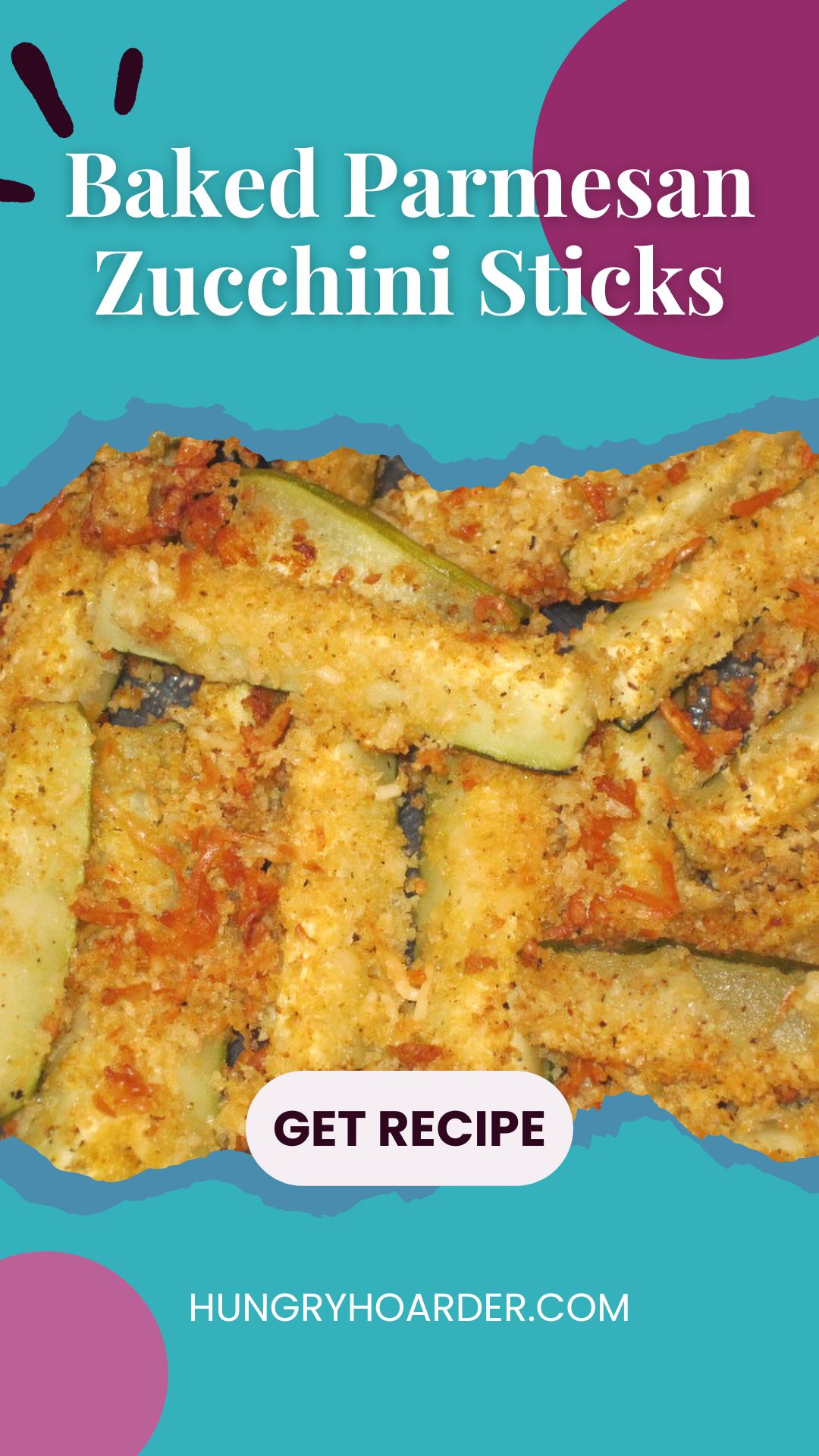 Baked Parmesan Zucchini Sticks Recipe - Hungry Hoarder